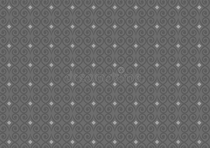 Grey Spiral Pattern Wallpaper for Use with Design Layouts Stock ...
