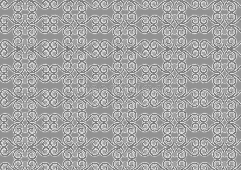 Grey Spiral Pattern Wallpaper for Use with Design Layouts Stock ...