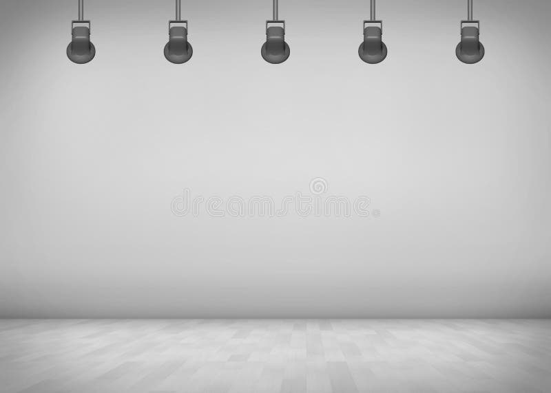 Grey spotlight background stock illustration. Illustration of ...
