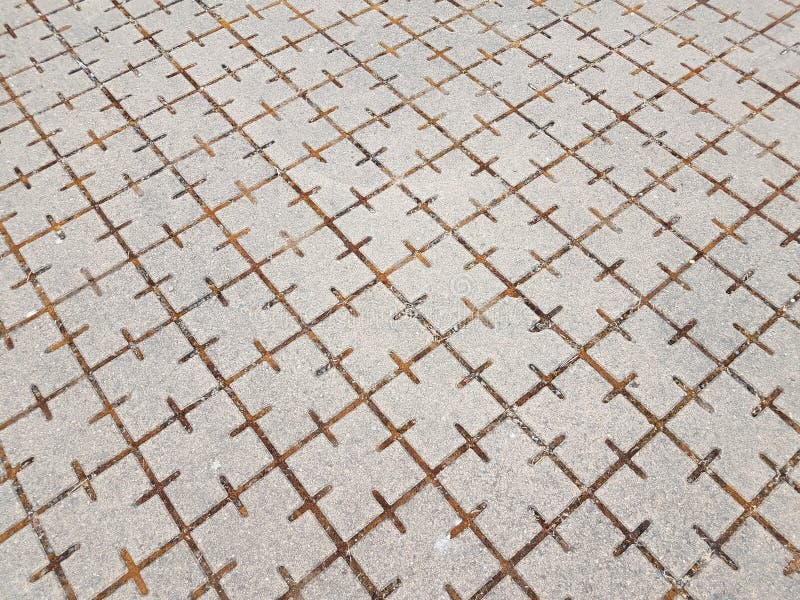 Grey Square Floor Tiles with Lines on Ground Stock Photo - Image of ...