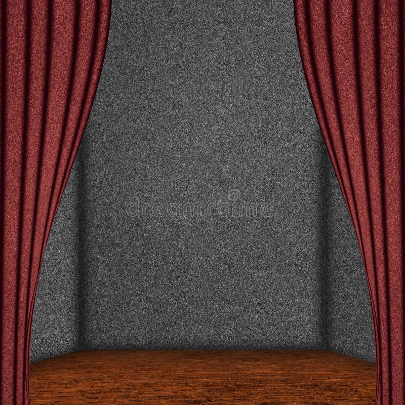 Grey stage background stock illustration. Illustration of wooden - 27069255