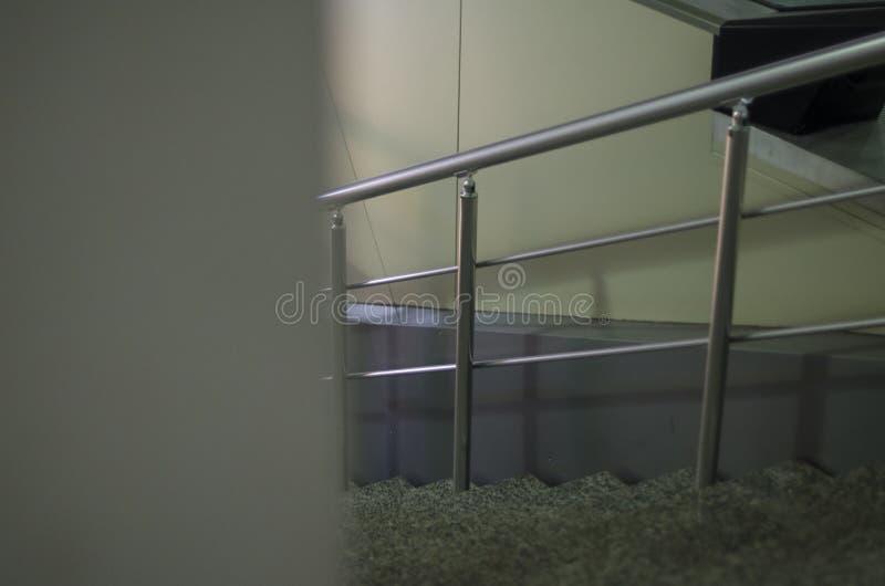 Stairs and railing stock image. Image of concrete, balustrade - 140234281