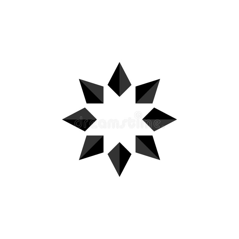 Grey Star Logo Template Illustration Design. Vector EPS 10 Stock Vector ...