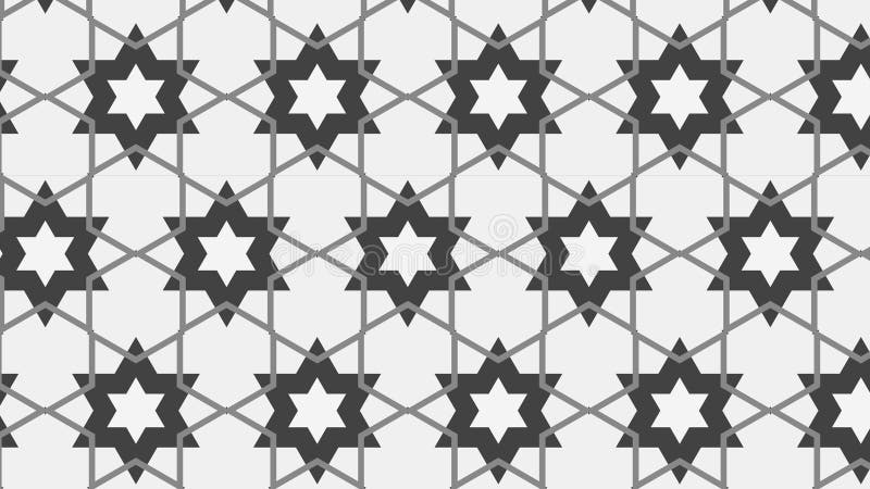 Grey Star Pattern Background Stock Vector - Illustration of swatch ...