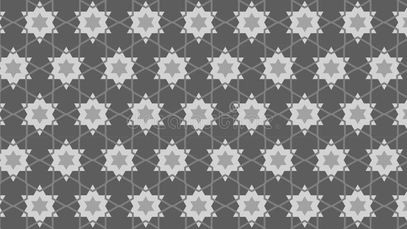 Grey Star Pattern Background Image Stock Vector - Illustration of ...