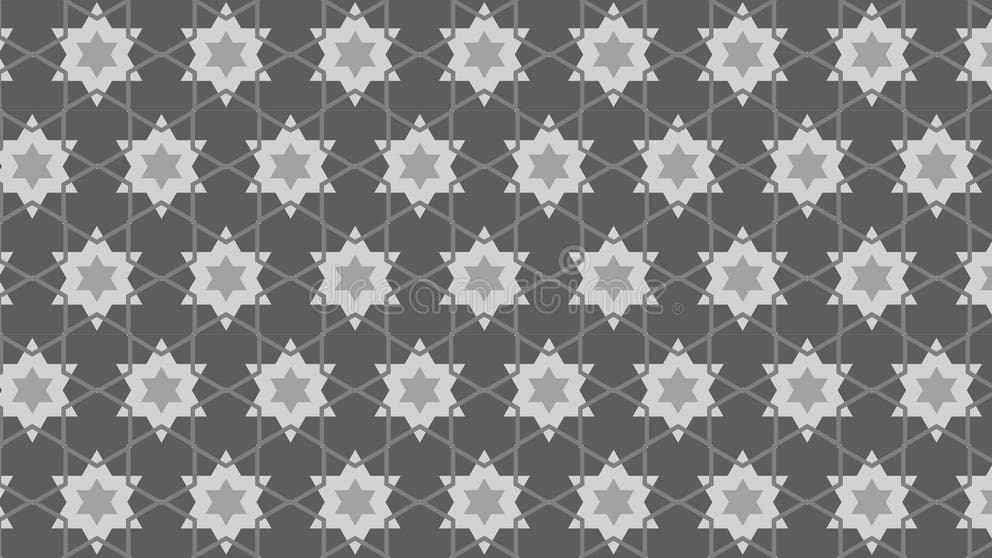 Grey Star Pattern Background Image Stock Vector - Illustration of ...