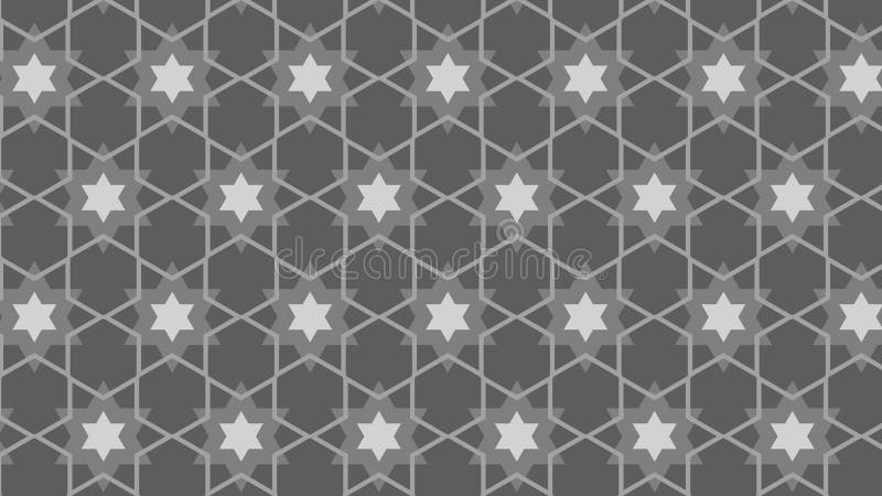Grey Star Pattern Design stock vector. Illustration of pattern - 162764042
