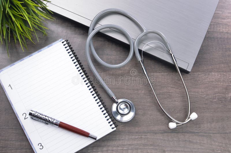 Grey stethscope stock image. Image of healthy, check - 76765877