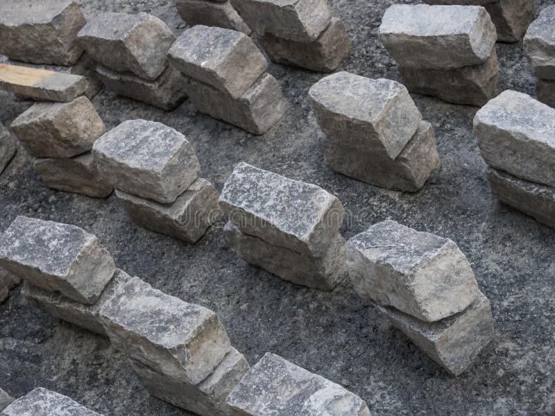 Grey stone bricks stock image. Image of clay, solid - 149103163