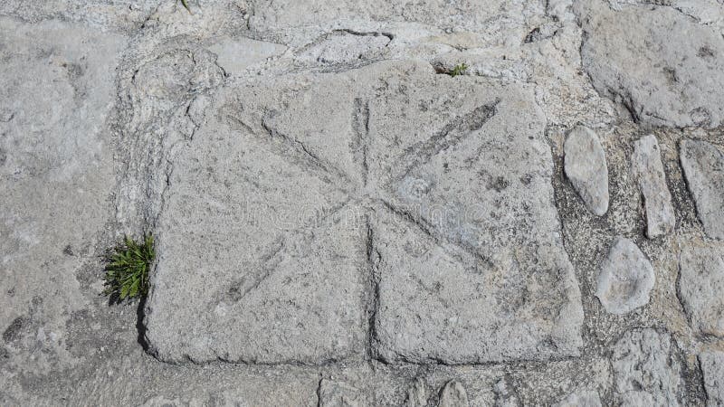 Grey Stone with Pattern Pattern in Cyprus Stock Image - Image of still ...