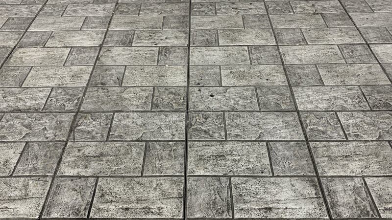 Grey Stone Floor Texture Background Stock Photo - Image of brick ...