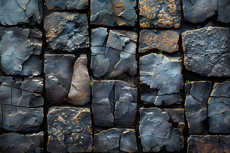 Grey Stone Floor Texture - Rough, Symmetrical Top View Stock ...