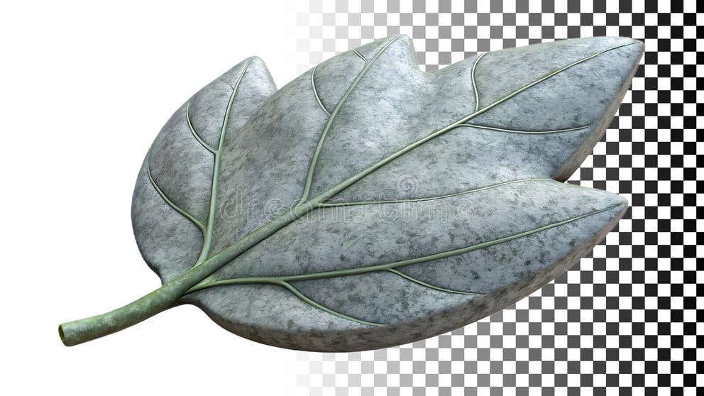 Grey Stone Leaf Texture, Solid Mineral Nature Element Png Transparent Image Generative AI Stock ...