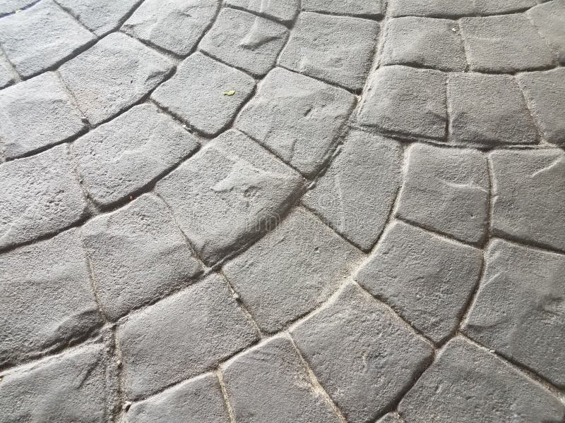 Grey Stone Tiles on the Ground or Tessellation or Background Stock ...