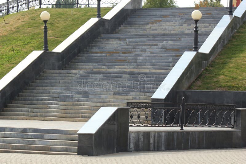 Grey stone steps stock image. Image of architecture, stone - 52333829