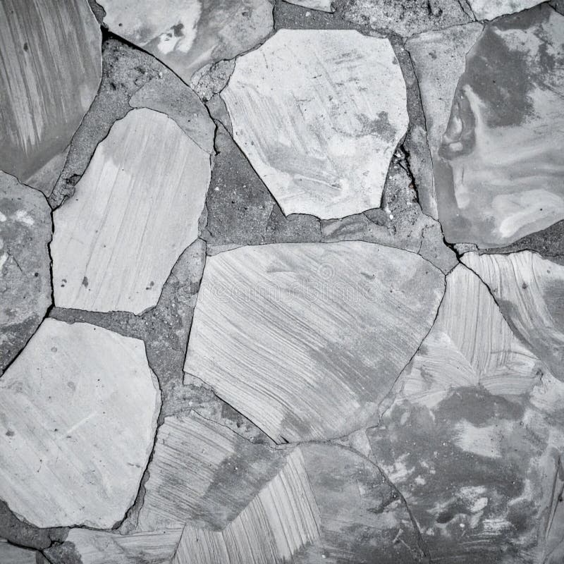 Grey Stone Texture Background Irregular Shapes Mosaic Stock ...