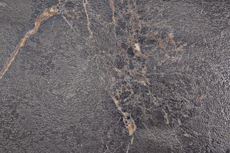 Grey Stone Texture with Brown Streaks, Close-up Background Stock Image ...