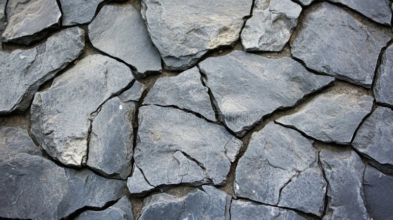 Grey Stone Wall Texture Background with Abstract Pattern and Natural ...