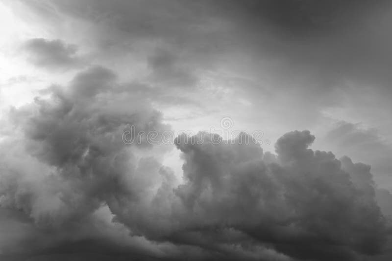 Grey storm clouds stock image. Image of cloudscape, overcast - 135530075