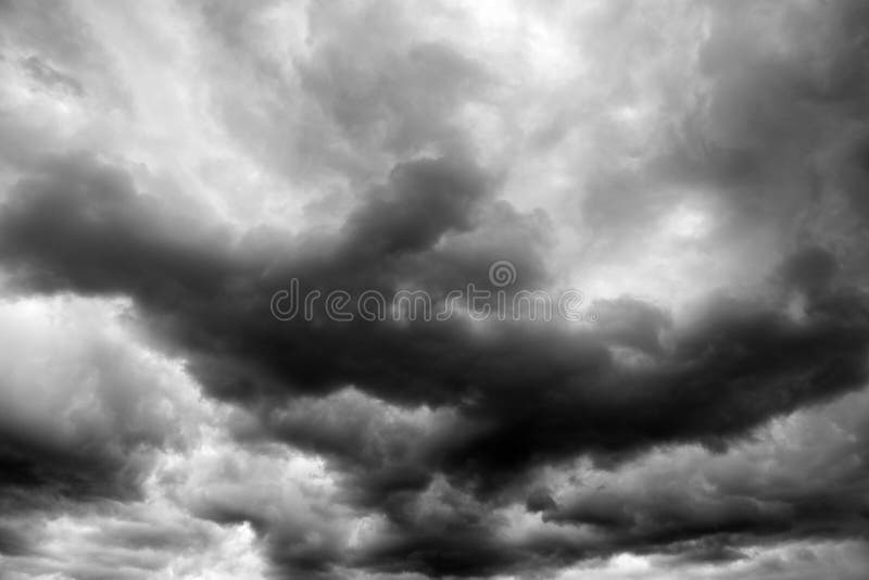 Grey storm clouds stock image. Image of stormy, meteorology - 234015649
