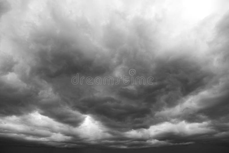 Grey storm clouds stock photo. Image of heaven, meteorology - 235189230