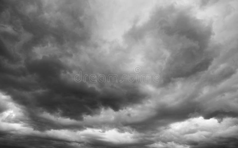 Grey storm clouds stock photo. Image of moody, gale - 237342546