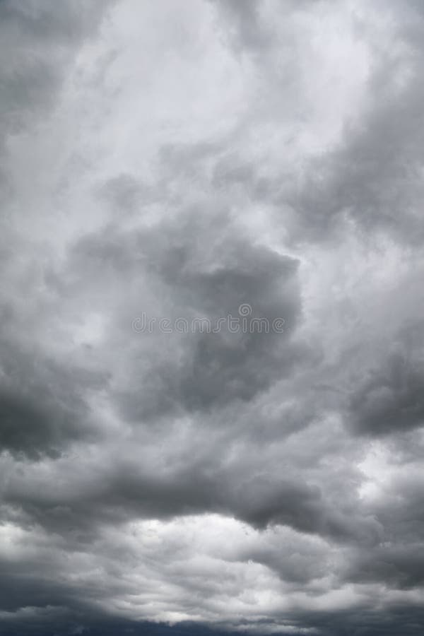 Grey storm clouds stock photo. Image of moody, cloudy - 240560238