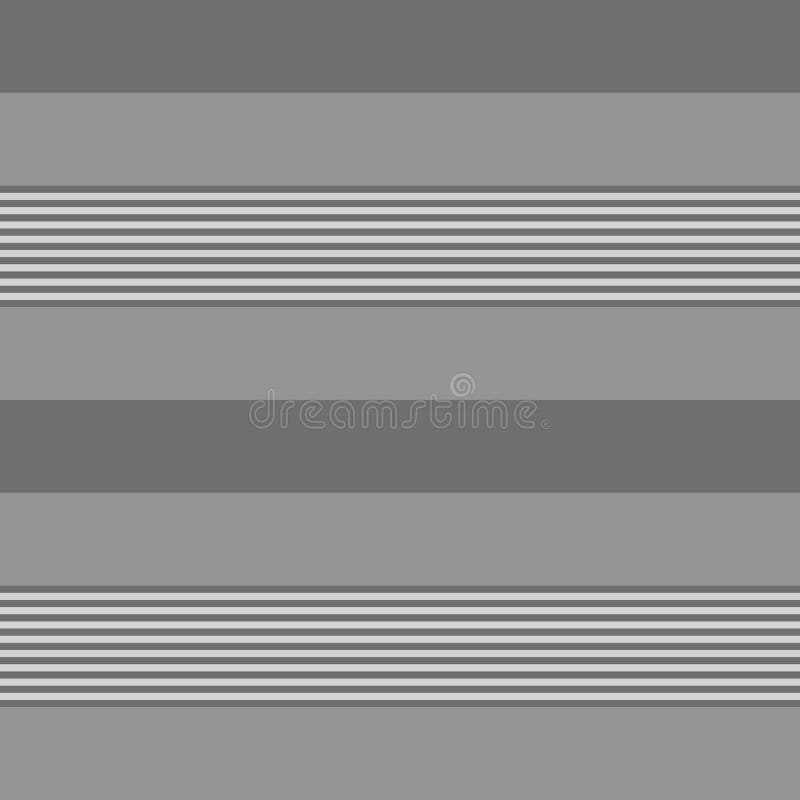 Grey Stripe Seamless Pattern Background in Horizontal Style Stock ...