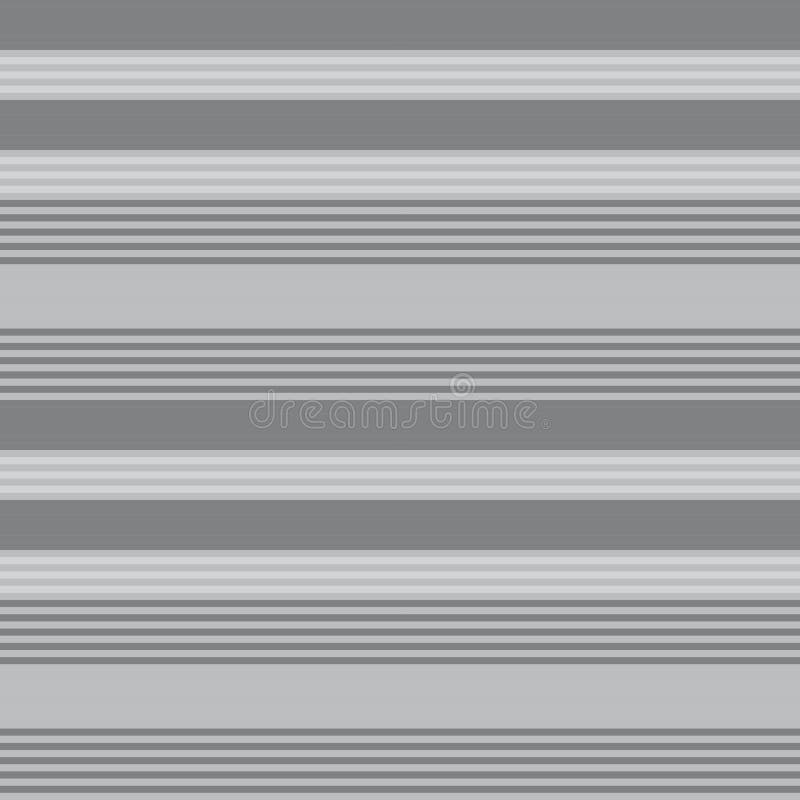 Grey Stripe Seamless Pattern Background in Horizontal Style Stock ...