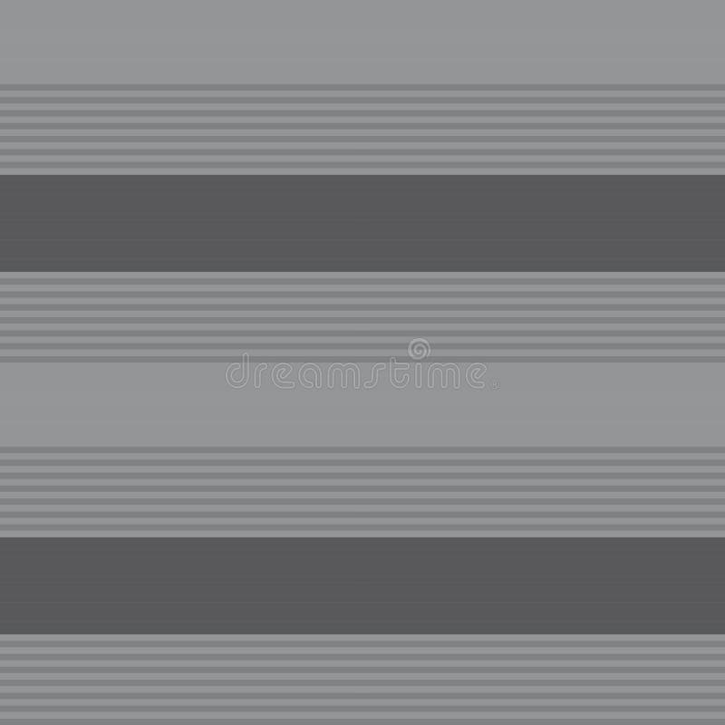 Grey Stripe Seamless Pattern Background in Horizontal Style Stock ...