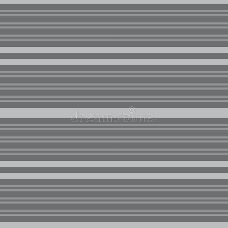 Grey Stripe Seamless Pattern Background in Horizontal Style Stock ...