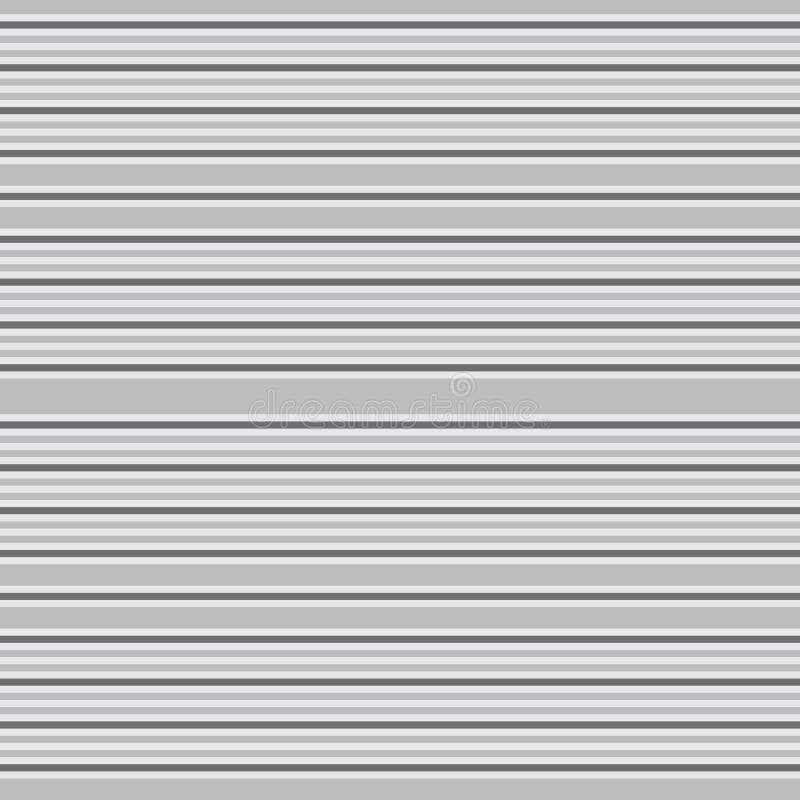 Grey Stripe Seamless Pattern Background in Horizontal Style Stock ...