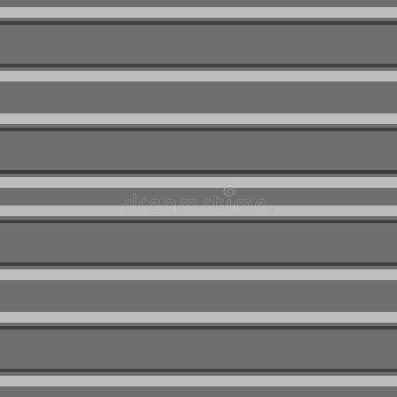 Grey Stripe Seamless Pattern Background in Horizontal Style Stock ...