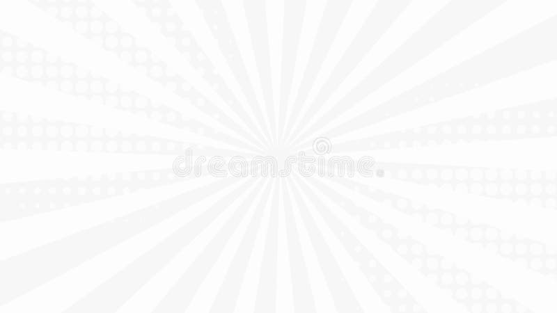 Grey Sunburst Radial Background Pattern Animation. Colored Back Pop ...