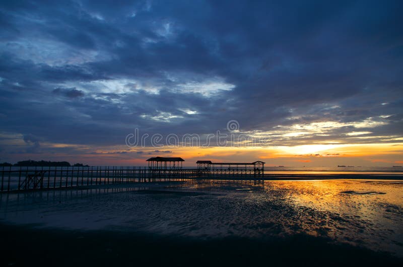 Grey sunset stock photo. Image of scenery, relaxation - 49238228