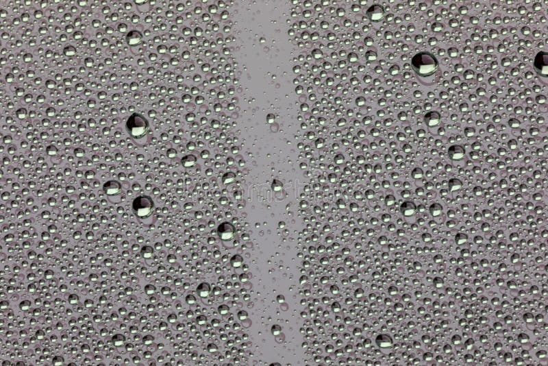 Grey Surface with Drops of Rain Water Stock Image - Image of drop ...