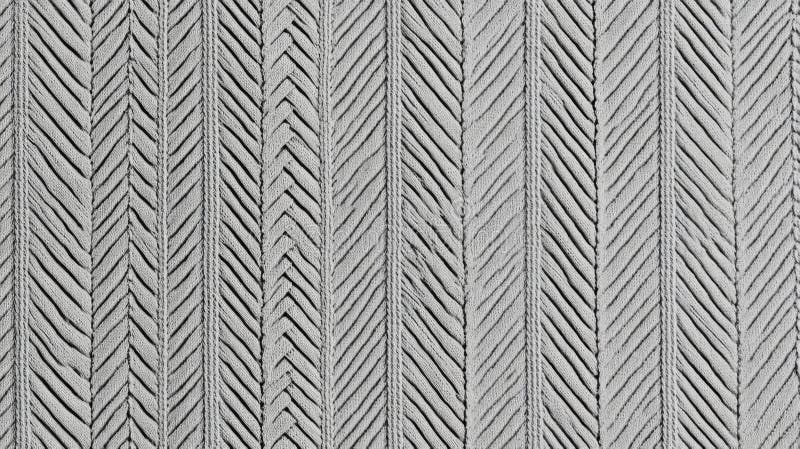 Grey Textured Fabric with Herringbone Pattern Stock Illustration ...