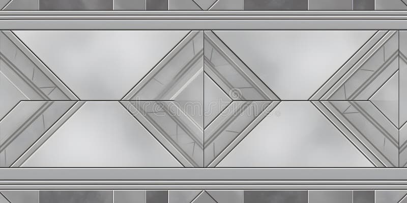 Grey Tile Seamless Pattern Geometric Design Stock Illustration ...