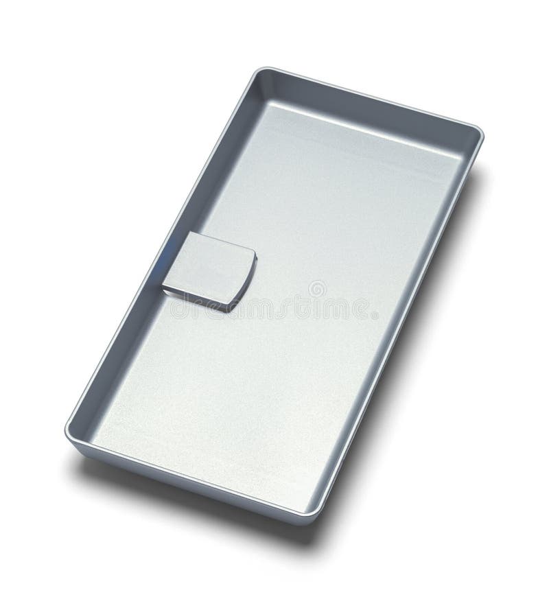 Grey Tip Tray stock photo. Image of receipt, order, card - 81067488
