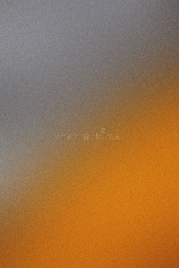 Grey To Orange Gradient Background with Textured Grainy Fade Stock Photo - Image of light ...