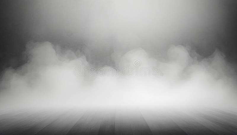 Grey-to-white Gradient Studio Background with Fog Effect Stock ...