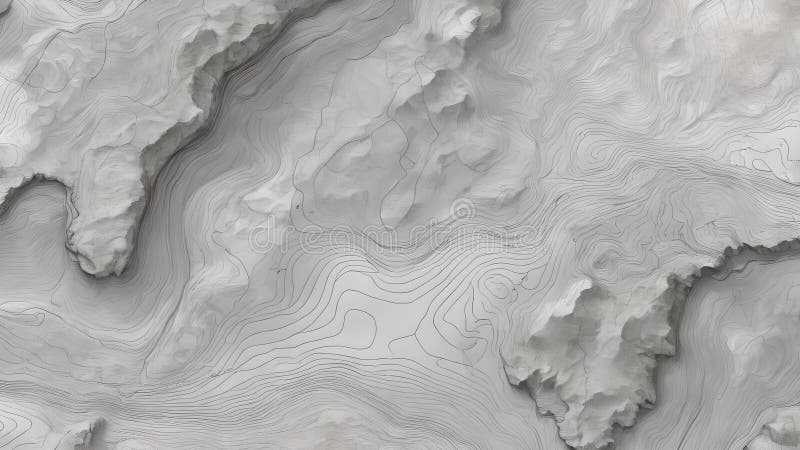 Grey Topographic Map Landscape Background Stock Illustration ...