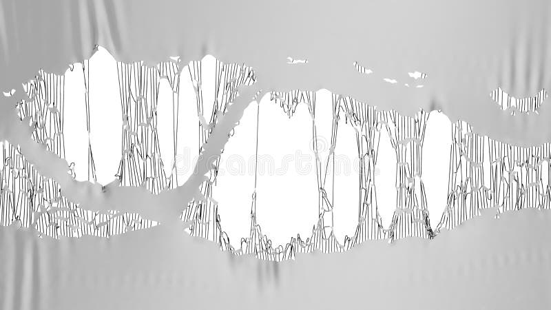 Torn Fabric Textile Texture in Black and White. Background and Texture ...