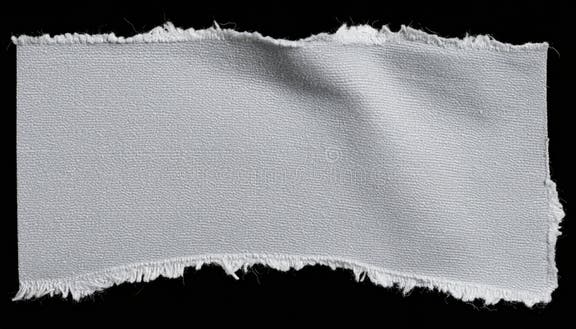 Grey Torn Fabric Texture with Ragged Edges Stock Illustration ...