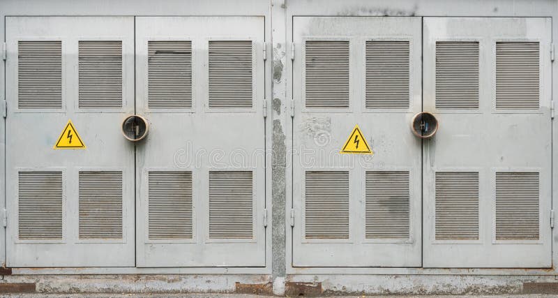 Grey Transformer Substation Texture Stock Image - Image of isolated ...