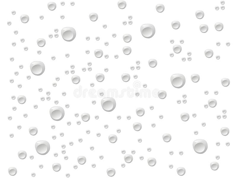 Grey Transparent Drops Background Stock Vector - Illustration of grey ...