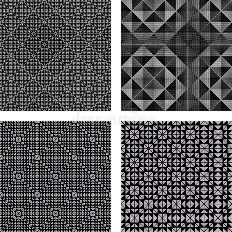 Grey Pixel Mosaic Design Background Stock Vector - Illustration of ...