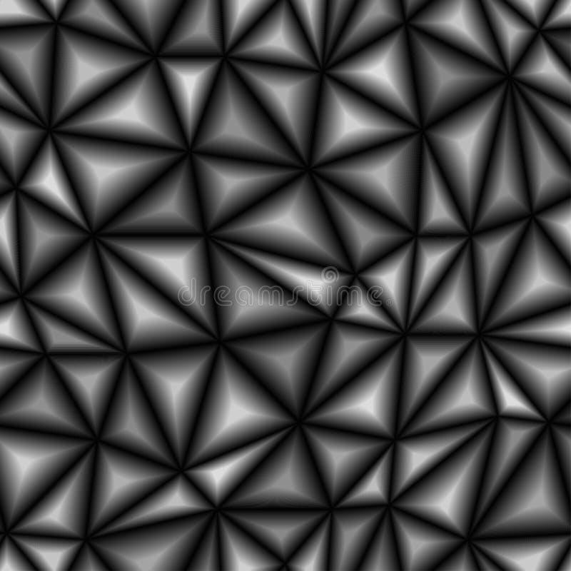 Grey Triangles Abstract Seamless Pattern Stock Vector - Illustration of ...