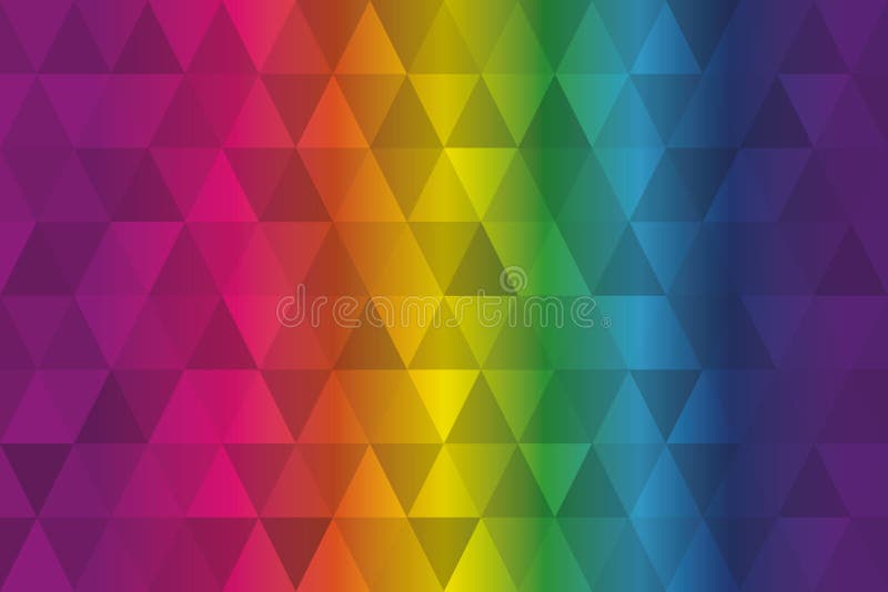 Grey Triangles on Multicolor Background Stock Vector - Illustration of ...
