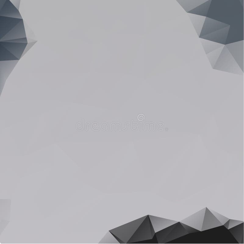 Grey Triangular Designs Low Poly Geometric Polygonal Background Vector ...